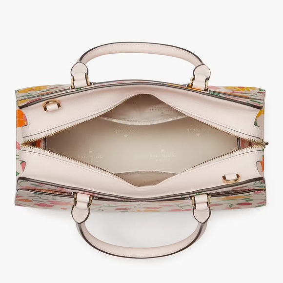 kate spade | Bags | Kate Spade Madison Strawberry Garden Printed ...